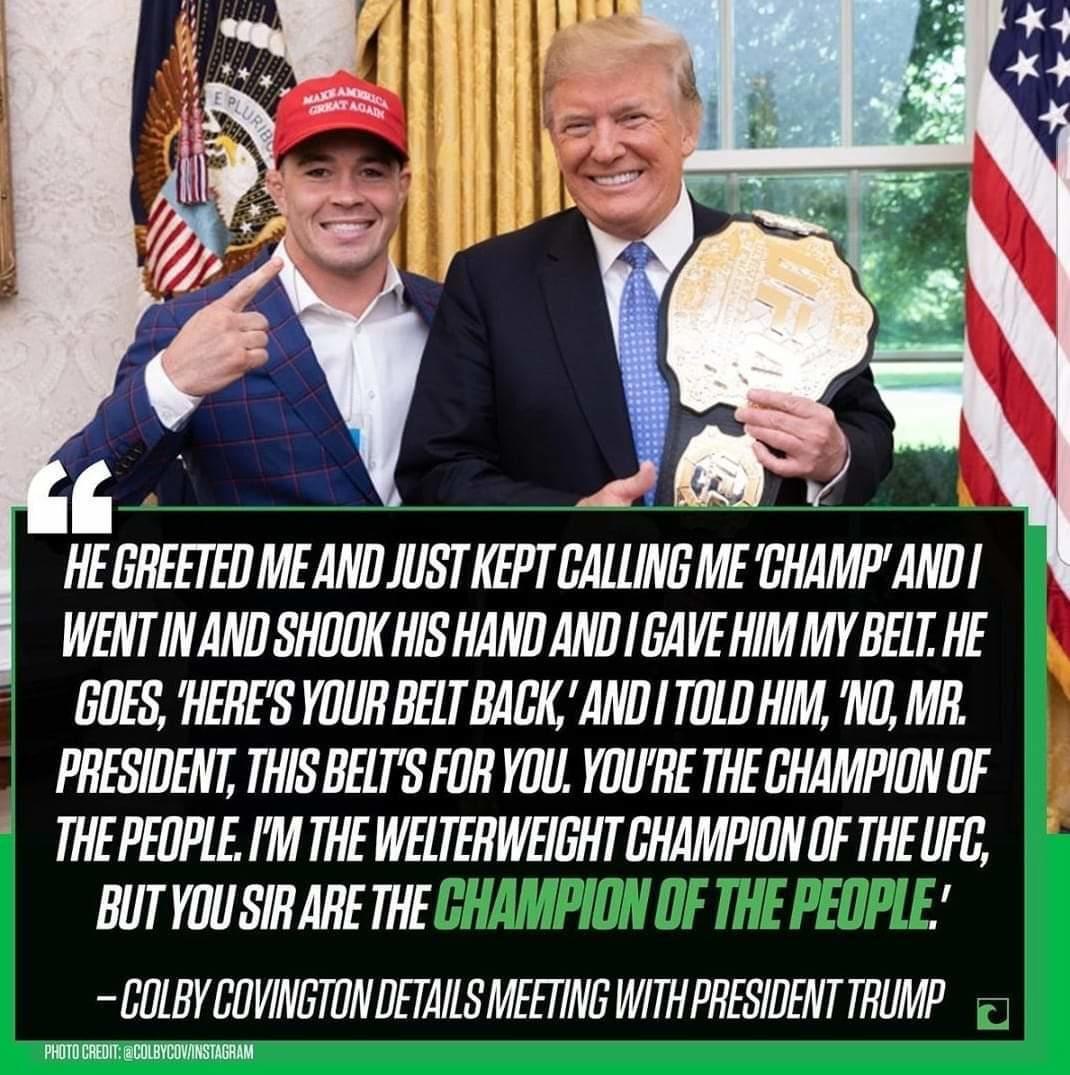 No Mr. President, the belt’s for you... - Signal Intelligence