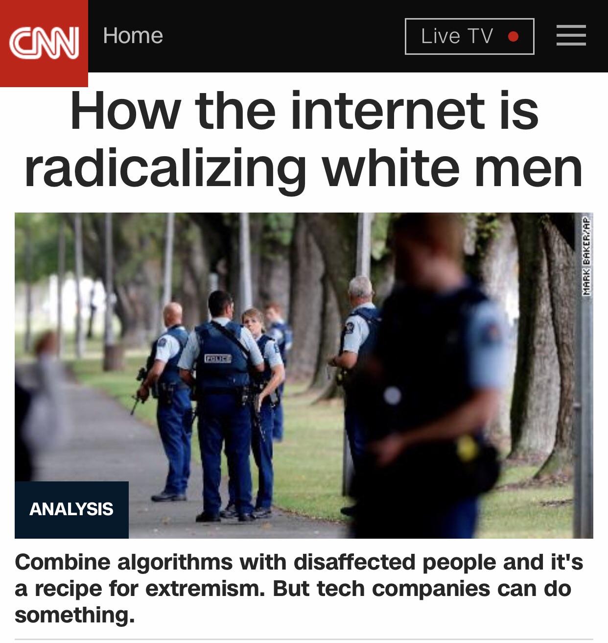 This is not photoshopped. This is CNN’s headline right now. - Signal ...